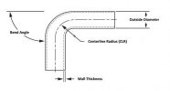 3D Bend / Pipe Bending Dimension and Weight - Octal Pipe Fittings