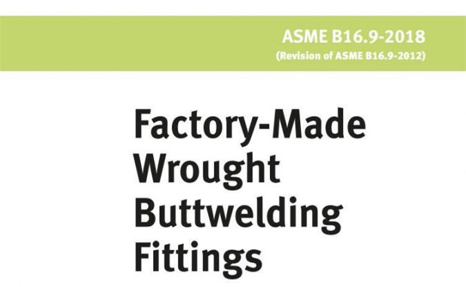 ASME B16.9 Specificaton for Butt Welded Fittings - Octal Pipe Fittings