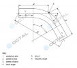 6D Bend / Long Radius Bend Specification and Dimension- Octal